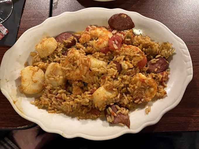 This jambalaya brings Louisiana's soul to Wisconsin's heartland, loaded with shrimp, sausage, and enough flavor to start a second dinner revolution.