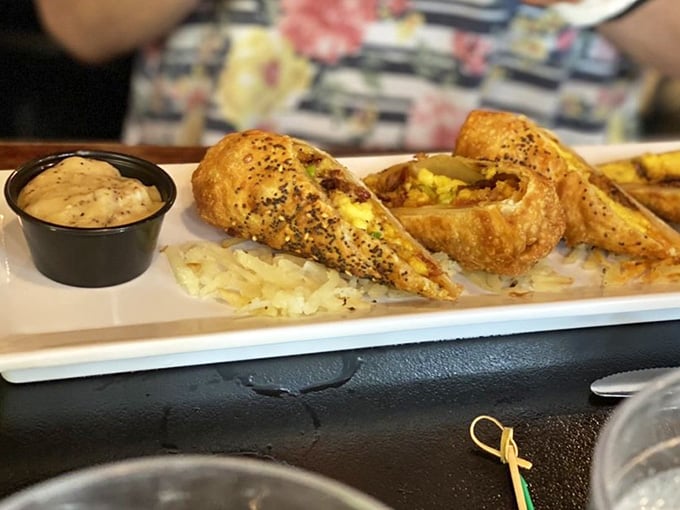 Breakfast egg rolls that prove sometimes the best ideas come from thinking completely outside the traditional breakfast box.