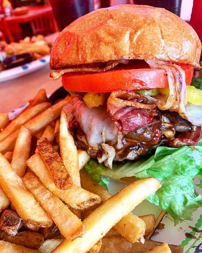Half a pound of filet mignon transformed into burger form is either genius or madness, possibly both simultaneously.