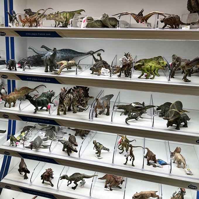 A dinosaur collection that would make Ross Geller weep with joy and possibly propose marriage to the store.