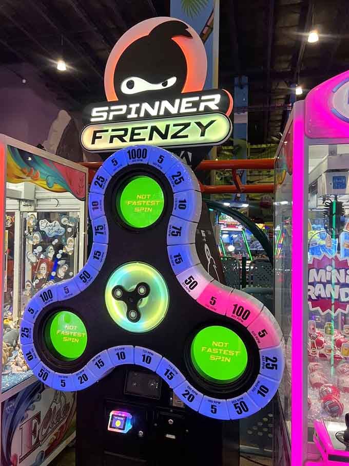 Spinner Frenzy turns fidget spinners into a legitimate arcade game, proving that everything eventually becomes entertainment if you try hard enough.