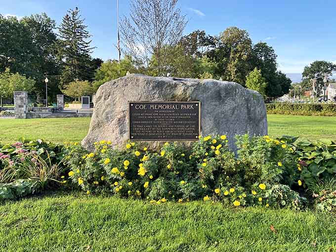 Coe Memorial Park stands as testament to community spirit, offering green space where neighbors actually become friends.