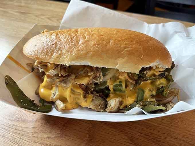The Chicken Philly proves that Minneapolis does justice to Philadelphia's greatest sandwich invention, peppers and all.