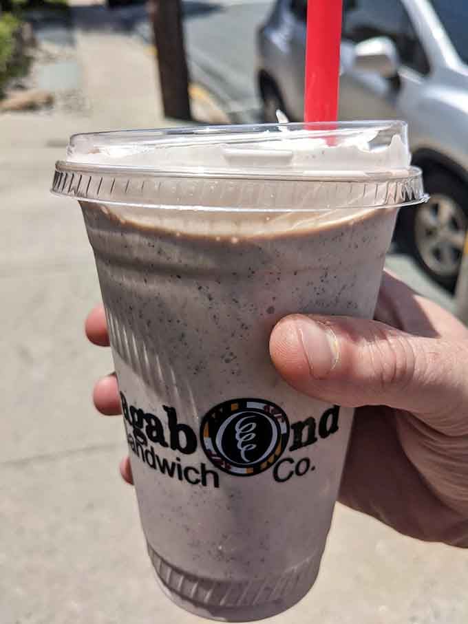 Thick, creamy, and topped with whipped perfection, this milkshake is basically a hug in a cup.