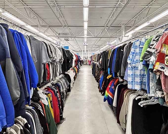 These aisles go on forever, which is either thrilling or terrifying depending on your shopping stamina.