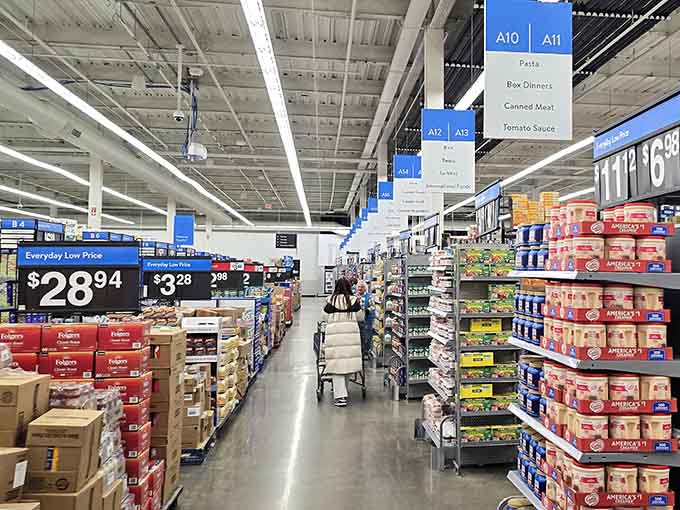 Grocery aisles so well-organized you might actually find what you came for on the first try.
