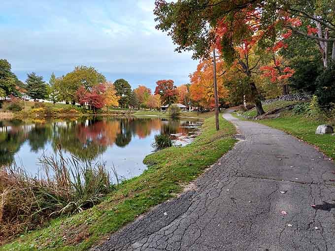 Fulton Park's autumn reflections create postcard-perfect moments that'll make you forget you're still in the city limits.