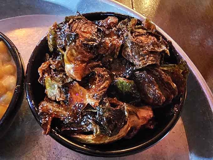 Charred Brussels sprouts glazed to perfection prove that vegetables deserve a spot at the barbecue table too.