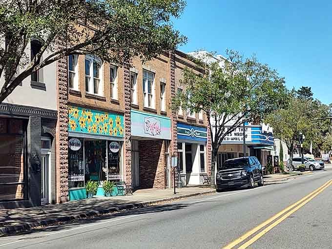 Local boutiques with colorful awnings invite you to browse without the pressure of pushy salespeople.