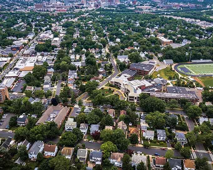Tree-lined streets and tidy neighborhoods stretch as far as the eye can see in this welcoming community.