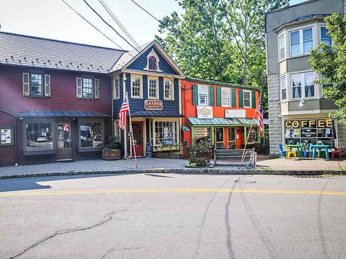 When buildings wear this many colors, you know the town has personality and isn't afraid to show it off.