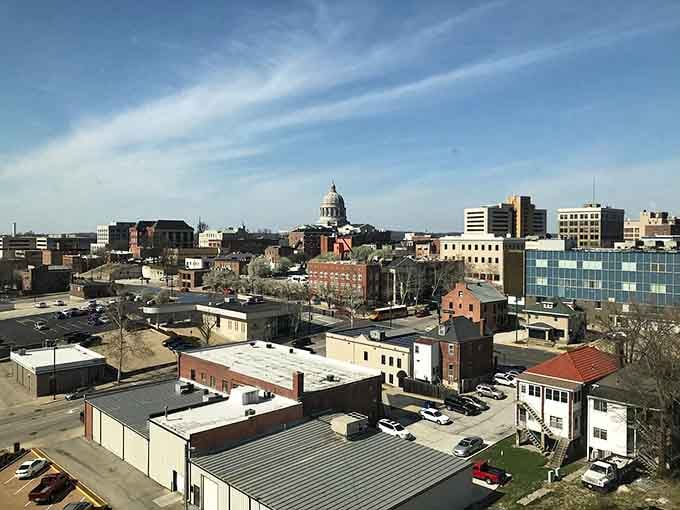 The Capitol dome watches over downtown like a proud parent keeping an eye on the neighborhood.