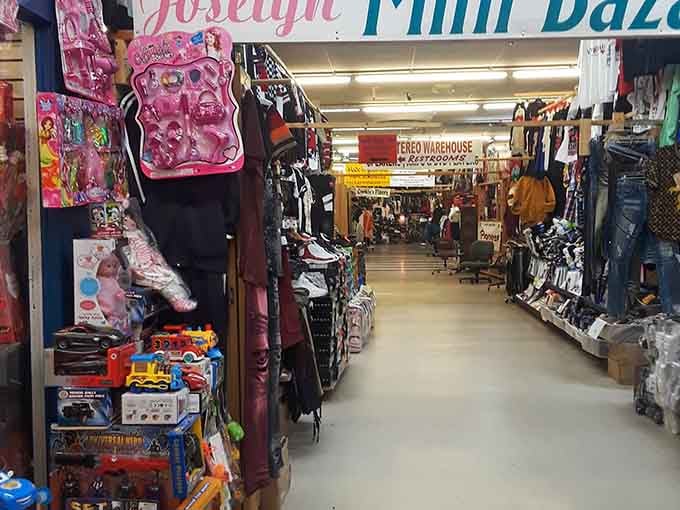 Endless aisles of everything you didn't know you needed until right this very moment!