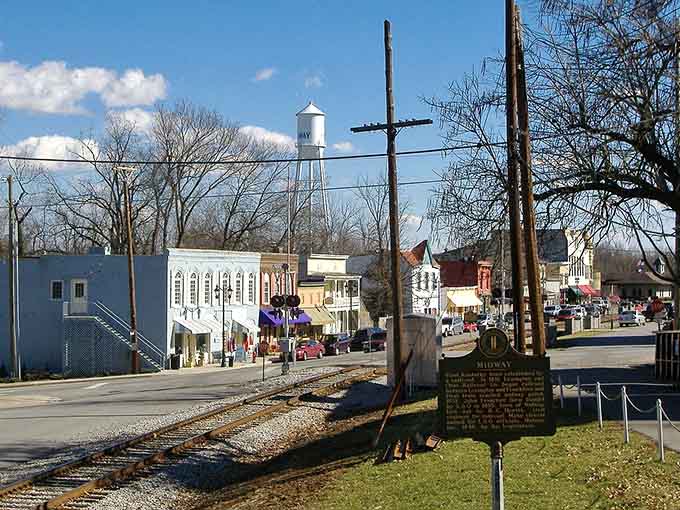 That historic marker and water tower tell stories of a town proud of its railroad heritage and past.