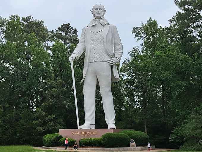 At 67 feet tall, this tribute to a founding father makes visitors crane their necks skyward in awe.