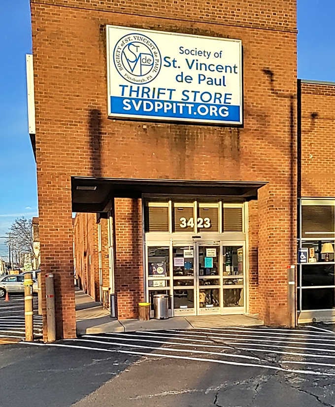 Classic brick architecture houses a modern mission of community support through smart shopping and generous giving to neighbors.