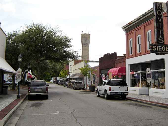 That vintage water tower standing guard over downtown Walterboro is like a lighthouse for affordable living seekers.