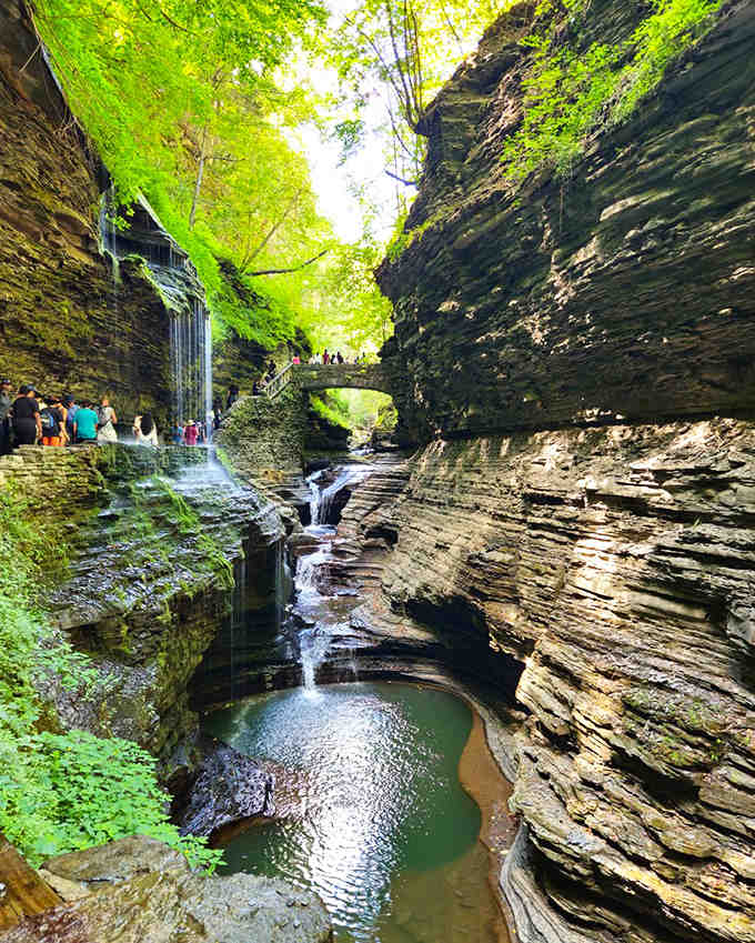Walking through this gorge feels like entering Rivendell, except the elves are just other tourists with cameras.