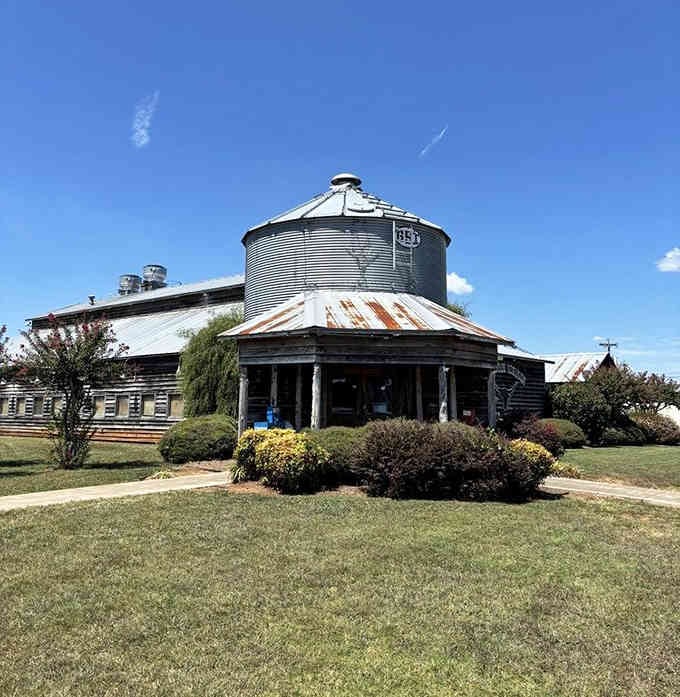 A converted grain silo housing a steakhouse might be the most creative dining destination you'll ever discover.