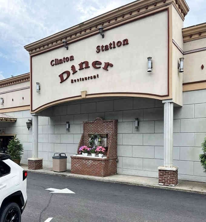 Fresh flowers brighten the entrance of this train station turned diner, where breakfast is always worth the stop.