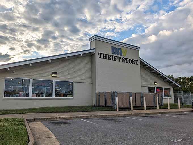 Soft clouds drift over this DAV location, casting a warm glow and reminding us that supporting veterans never goes out of style.