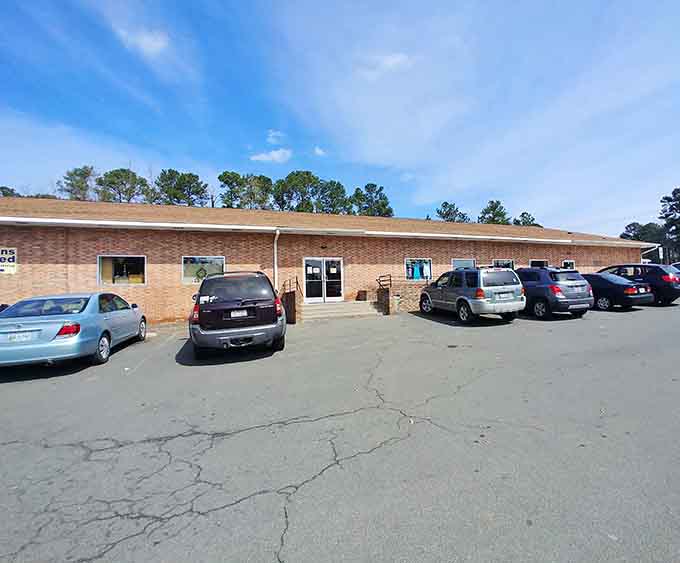 The sprawling brick building and packed parking lot prove this thrift store draws serious treasure hunters daily.