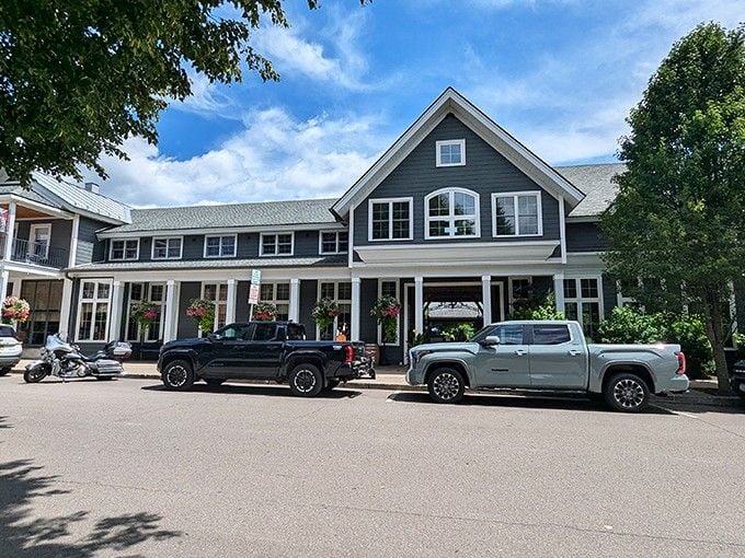 This charming building looks ready to welcome you in for shopping, chatting, and genuine small-town hospitality.