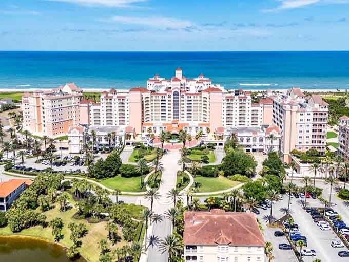 Those manicured gardens and grand architecture create a resort atmosphere that makes every day feel like vacation.