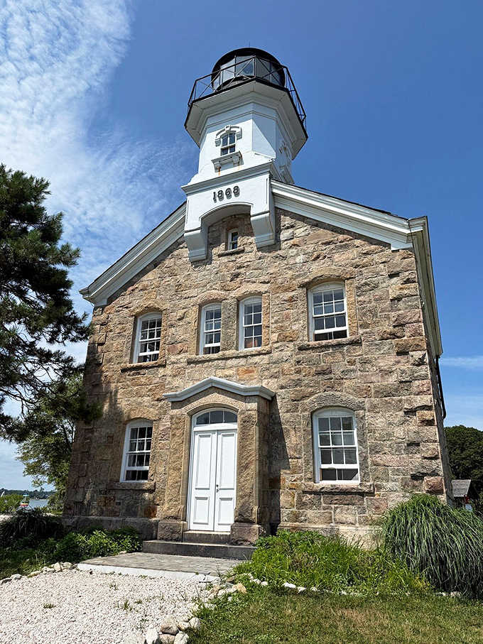 Those arched windows and solid stonework tell stories of keepers who called this beautiful building their home.