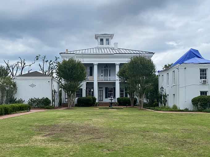 The cupola crowns this stately home where history lives in every room and possibly between them too.