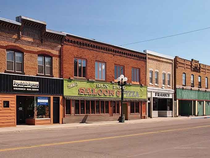 That painted saloon sign brings Old West charm to a modern town where living costs haven't galloped out of control.