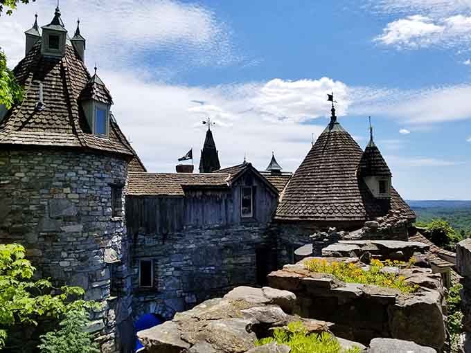 The sweeping valley views from this fairy-tale fortress prove that dreams built by hand are the most magical ones.
