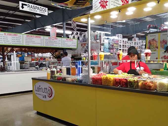 Raspados and sweet treats cool you down between bargain discoveries, making every shopping break a celebration.