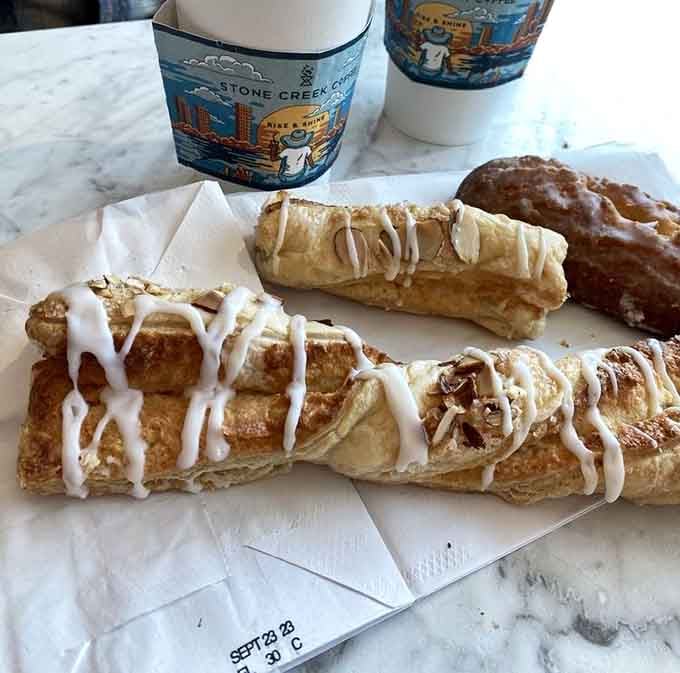 Those almond twists and pastries are flaky, buttery perfection that'll have you licking your fingers shamelessly.
