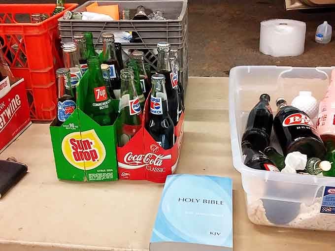 Vintage bottles and collectibles that would make your antique-loving aunt cancel her weekend plans to come browse immediately.