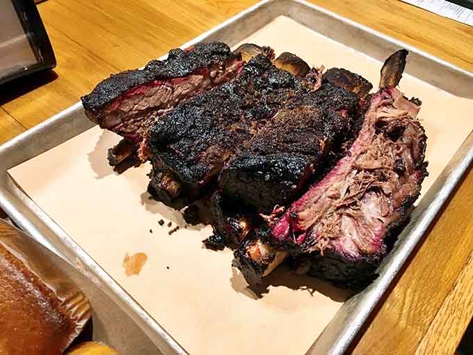 These beef ribs have more bark than a dog park and more flavor than your favorite movie.