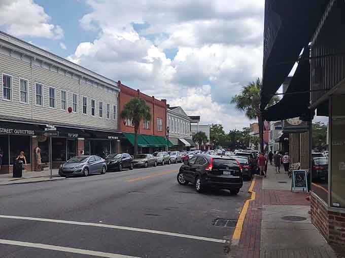 These streets invite leisurely strolls past shops that haven't been replaced by chains selling identical merchandise from coast to coast.