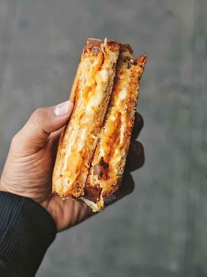 The Kimchi Grilled Cheese proves that fusion food, when done right, can be absolutely mind-blowing and delicious.