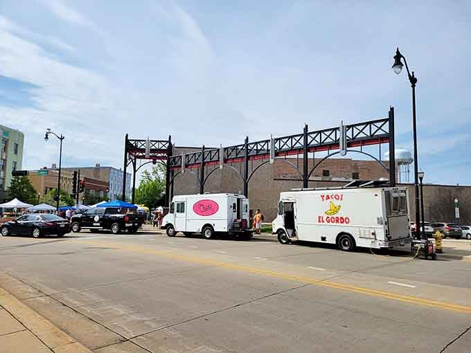 Downtown streets that actually make you want to slow down instead of speed through &ndash; imagine that novel concept.