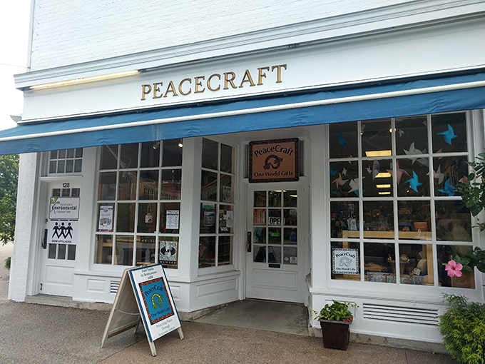 PeaceCraft's storefront welcomes you to discover that shopping local doesn't have to mean sacrificing style or quality.
