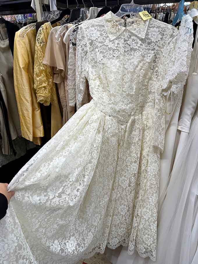 Vintage lace that proves your grandmother's wedding dress aesthetic is back and more affordable than ever imagined.