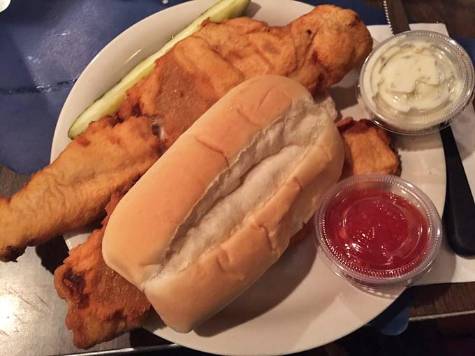 That fish sandwich comes with enough golden-fried goodness to make you forget all about your New Year's resolutions.