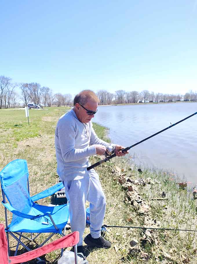 Patience and a fishing rod: the timeless recipe for a perfect morning that never goes out of style.