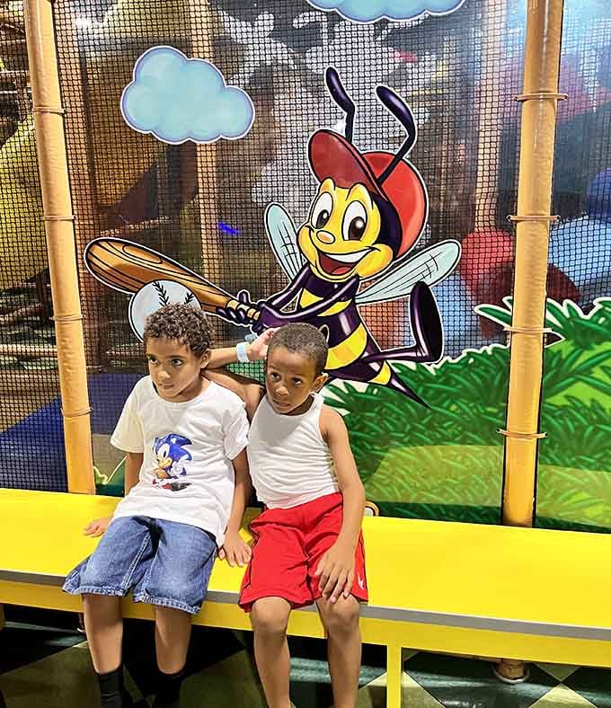 Strike a pose with Billy himself, the happiest bee you'll ever meet who won't sting your wallet.