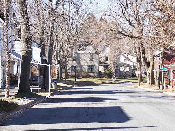 Tree-lined streets invite you to slow down and remember when communities actually knew their neighbors.