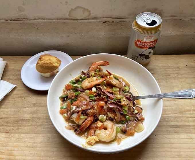 Shrimp and grits that could make a Low Country grandmother nod approvingly, and that's the highest praise possible.