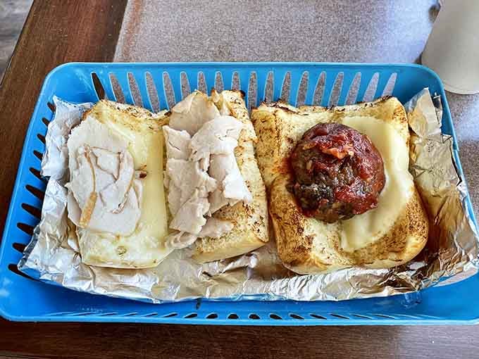 Turkey and meatloaf sliders proving that good things really do come in perfectly portioned packages.