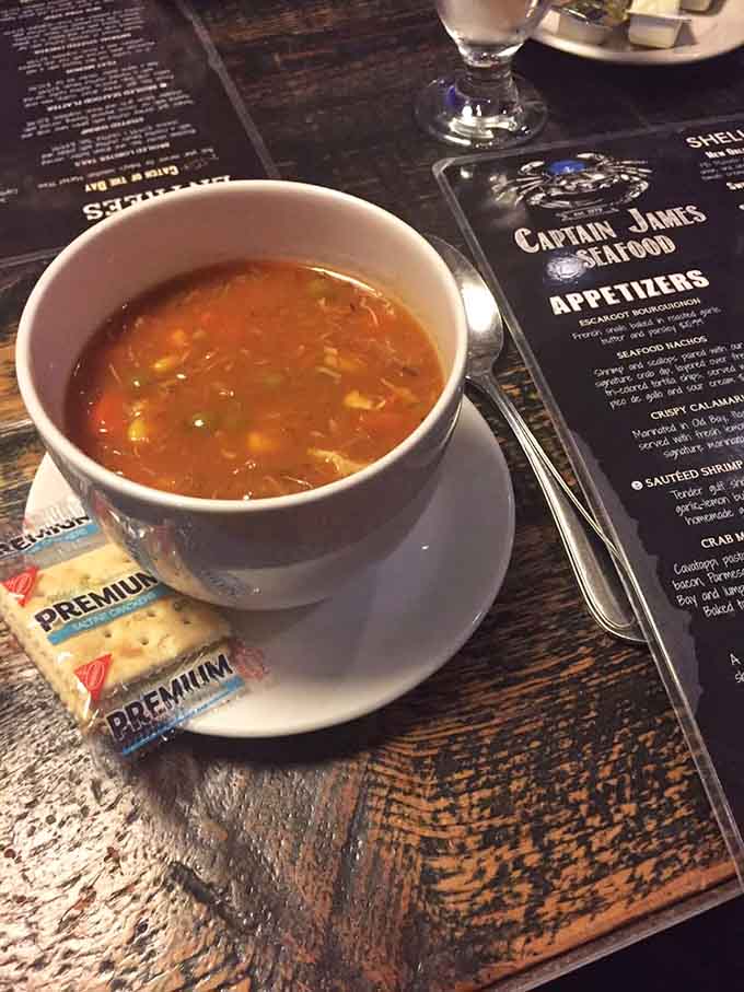 This soup proves that Maryland knows how to do seafood right. Rich, flavorful, and worth every spoonful of comfort.