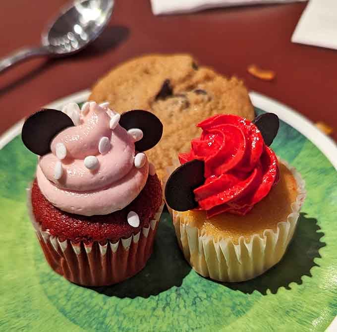These cupcakes with their swirled frosting and chocolate ears are basically edible happiness wrapped in paper cups.