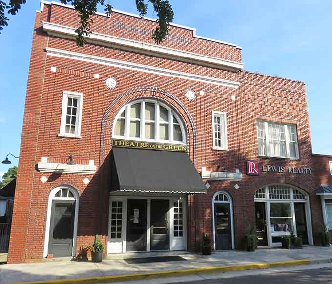 The old Theatre on the Green stands as a testament to when entertainment meant gathering together, not scrolling.